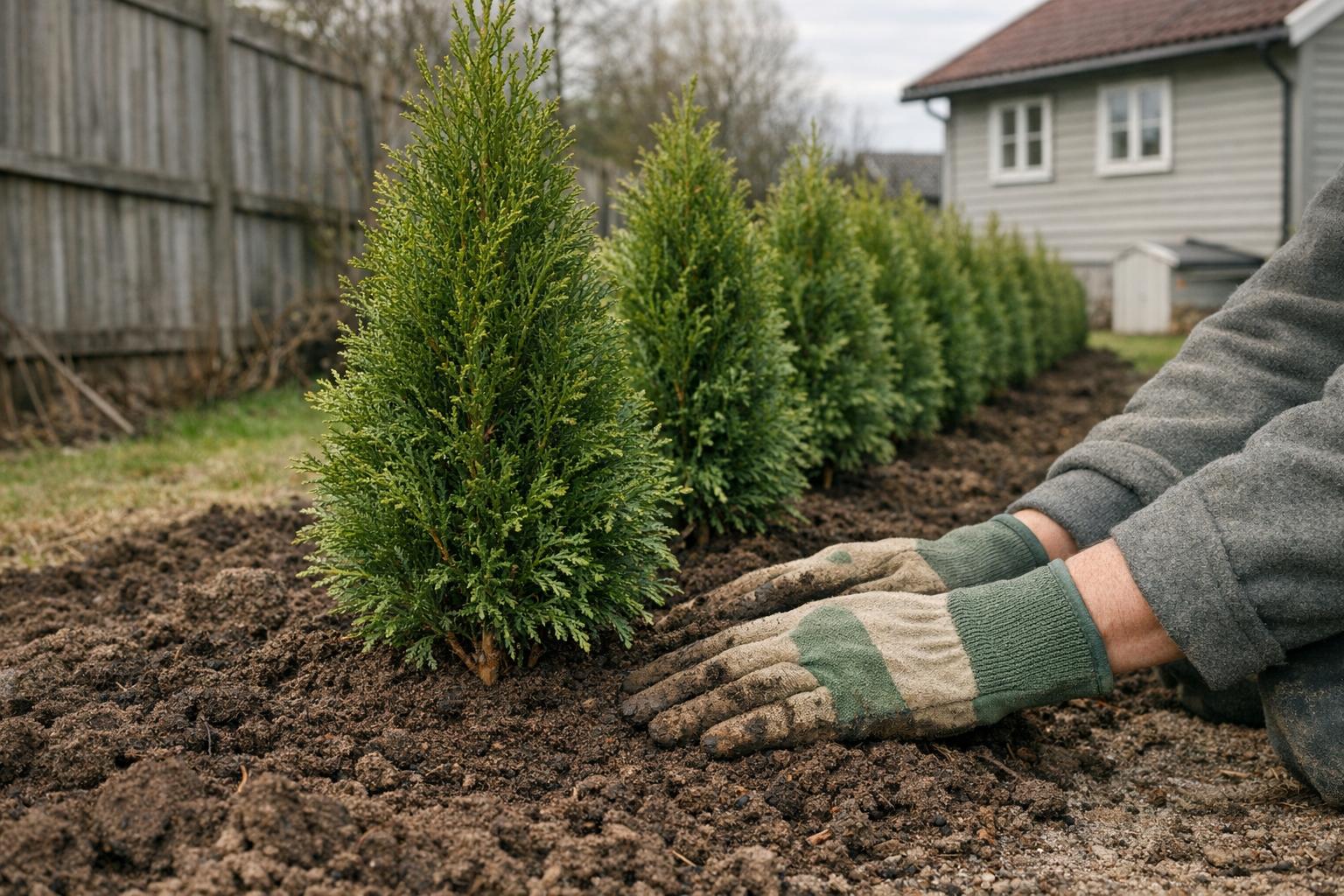 Slik Skaper Thuja Privatliv og Skjønnhet Samtidig